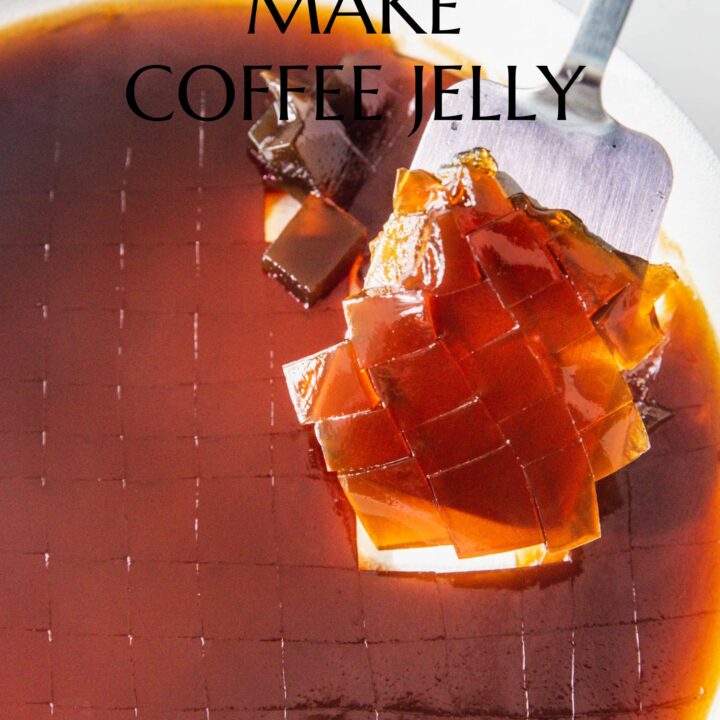 Coffee Jelly - with Two Serving Ways - Oh Sweet Cups