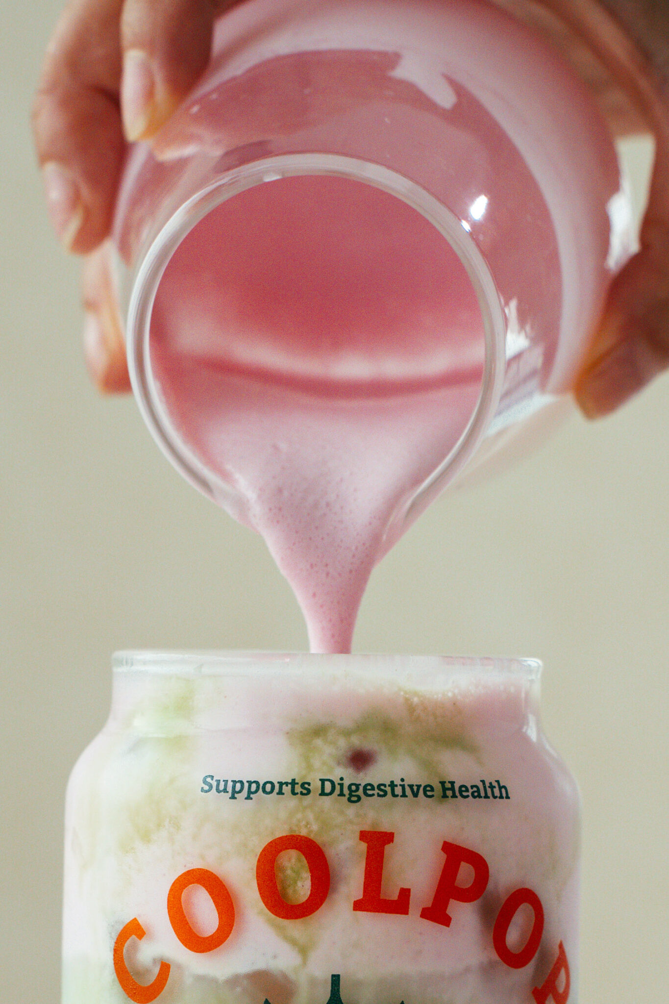 Iced Matcha with Pink Cream - Oh Sweet Cups