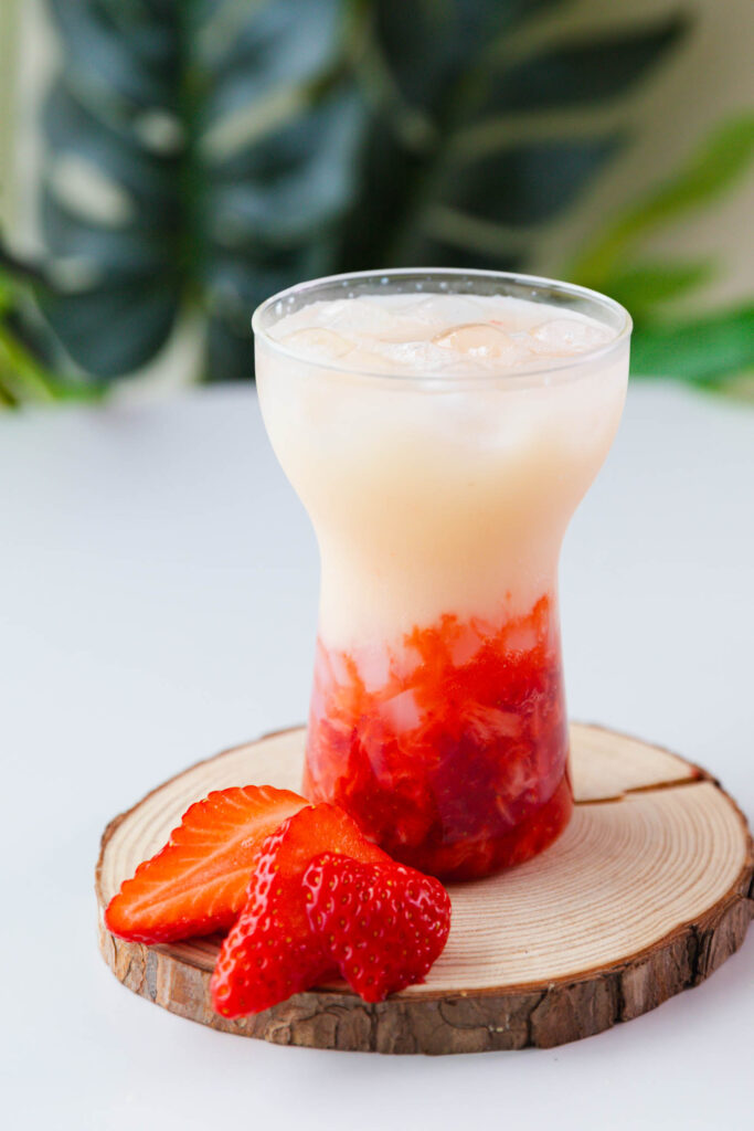 Strawberry Yakult - Oh Sweet Cups